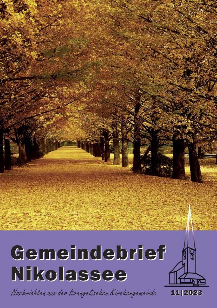 Unser Gemeindebrief · Ev. Kirchengemeinde Nikolassee