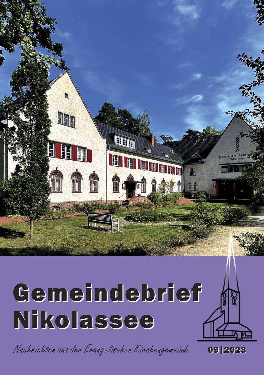 Unser Gemeindebrief · Ev. Kirchengemeinde Nikolassee